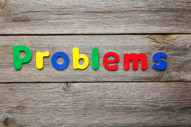 Problems stock image. Image of alphabet, font, education - 55512995