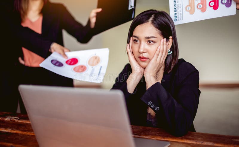 Problems from Work, a Lot of Work, Heavy Work, Emotional Stress Take ...