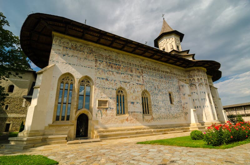 Probota Monastery, Romania. Stock Image - Image of dragomirna, travel ...