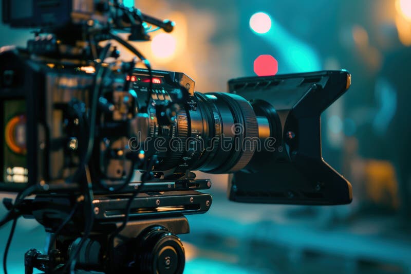 The Proccess of Filmaking ,people Shooting Video Stock Image - Image of ...