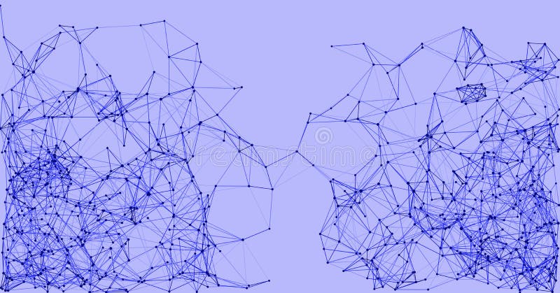 Procedural Network Mesh Art Background Illustration Stock Vector ...