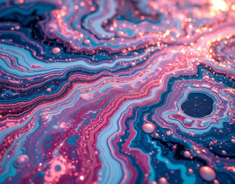 Procedural Quantum Foam Marble with Bubbling Spacetime Fabric Texture ...