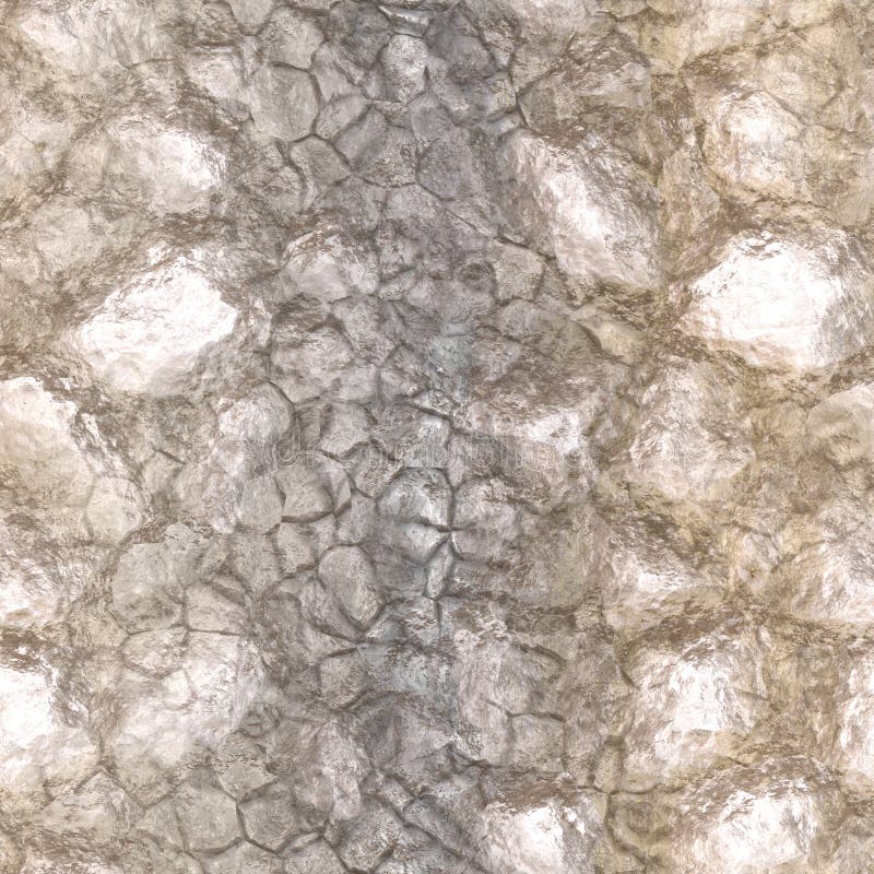 Procedural Seamless Texture Rocks and Stones Stock Photo - Image of ...
