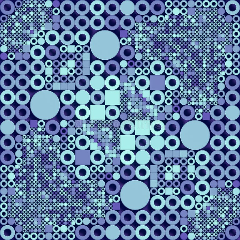 A Procedurally Generated Pattern that Resembles a Complex Grid of ...