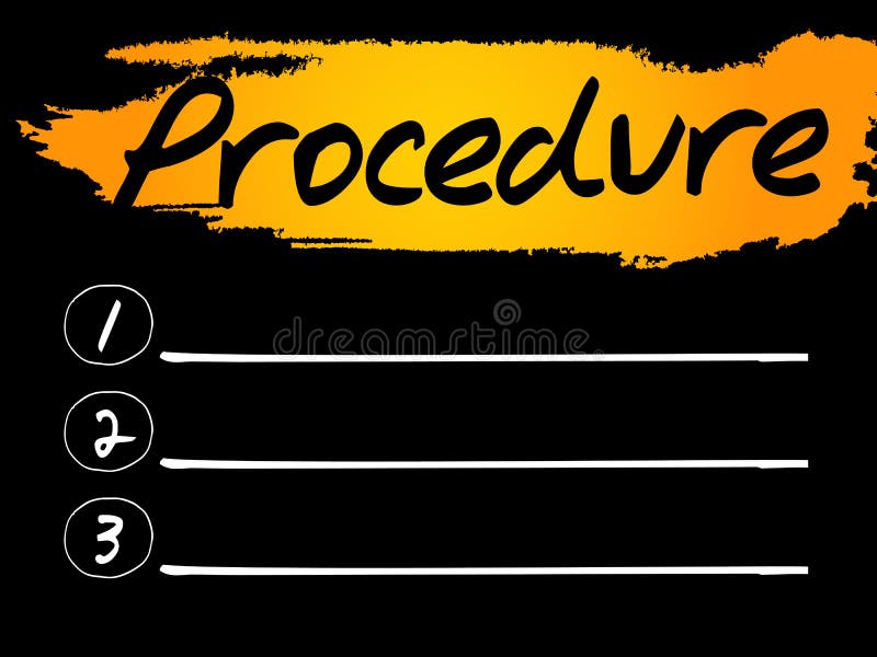 Procedure List Icon in Comic Style. Document Project Cartoon Vector ...