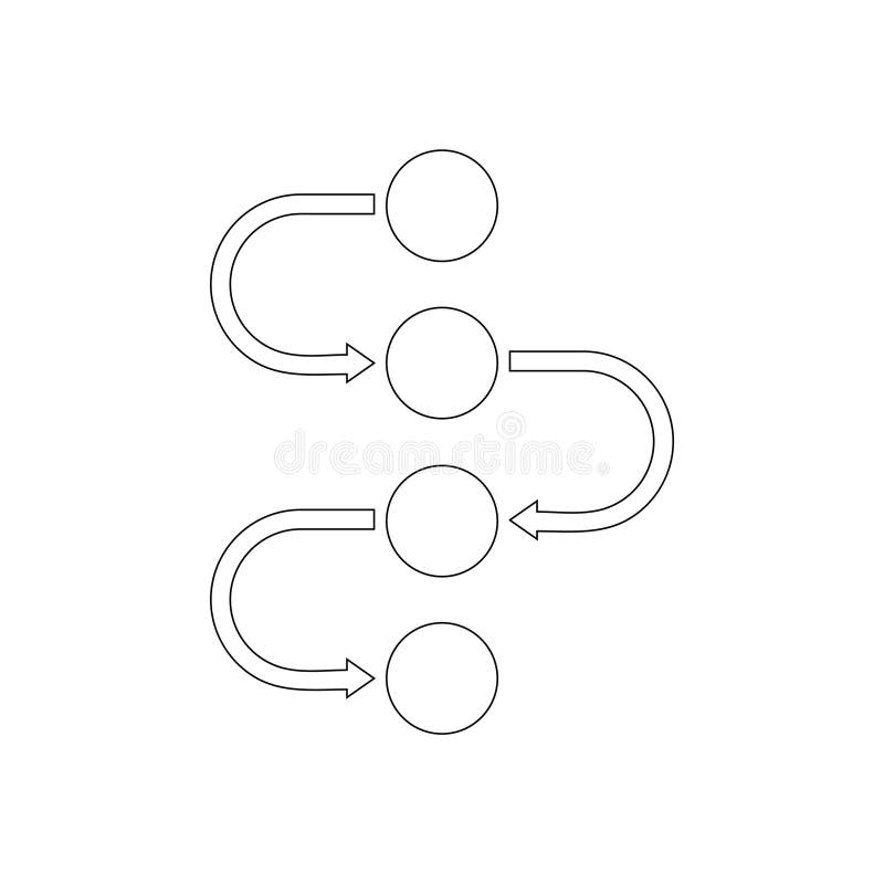 Procedure icon vector stock illustration. Illustration of arrow - 269709117