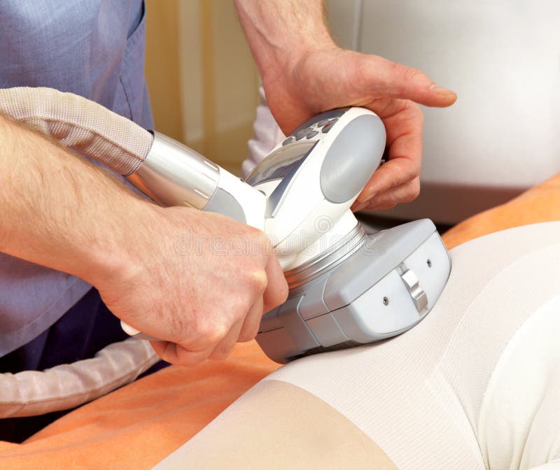 Procedure of Treatment of a Cellulitis Stock Image - Image of massage ...