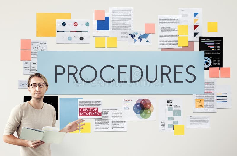 Procedures Process Steps System Concept Stock Photo - Image of speaker ...