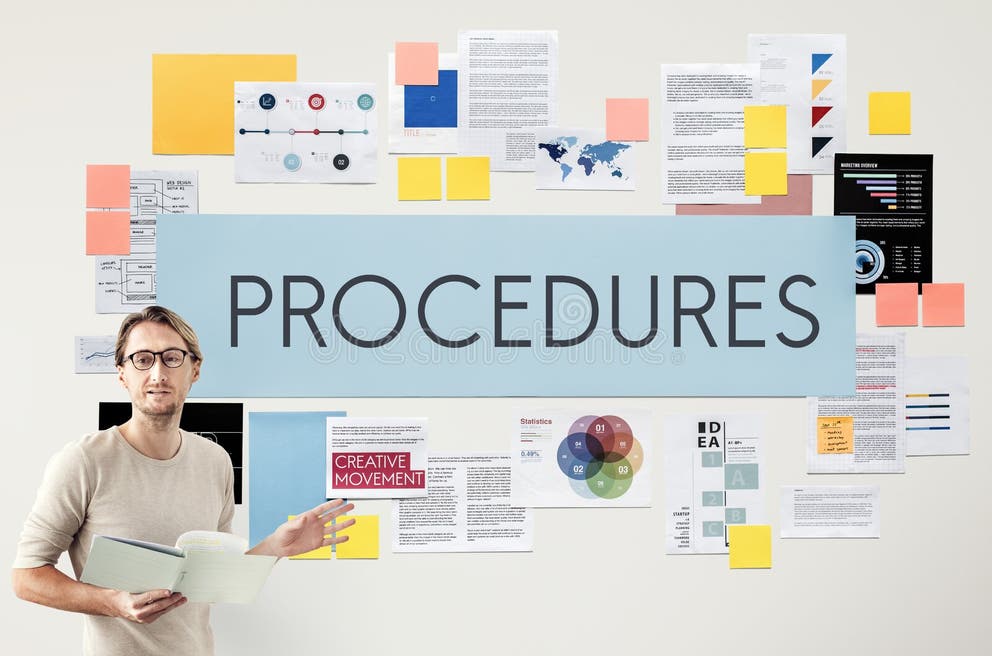 Procedures Process Steps System Concept Stock Photo - Image of speaker ...