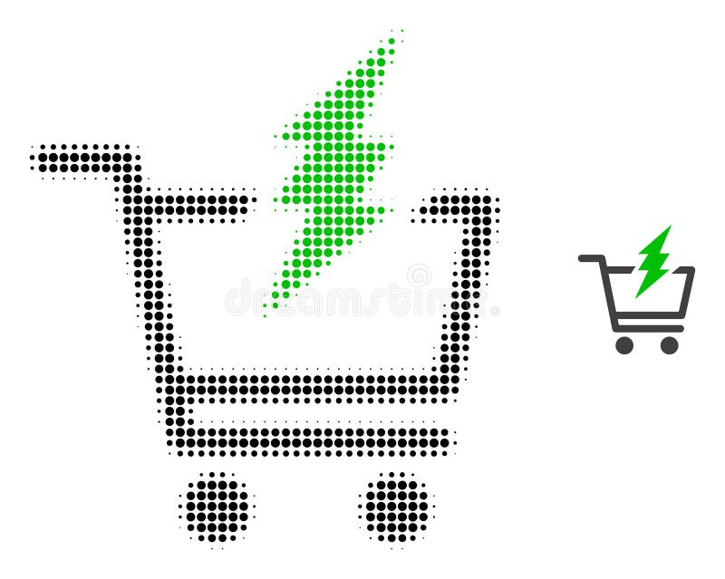 Proceed Purchase Halftone Dot Icon Stock Vector - Illustration of ...