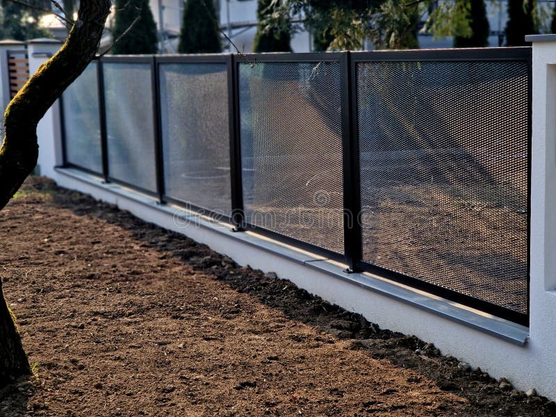 Proceed To Fasten the Rest of the Mesh Using the Method, Stock Photo ...