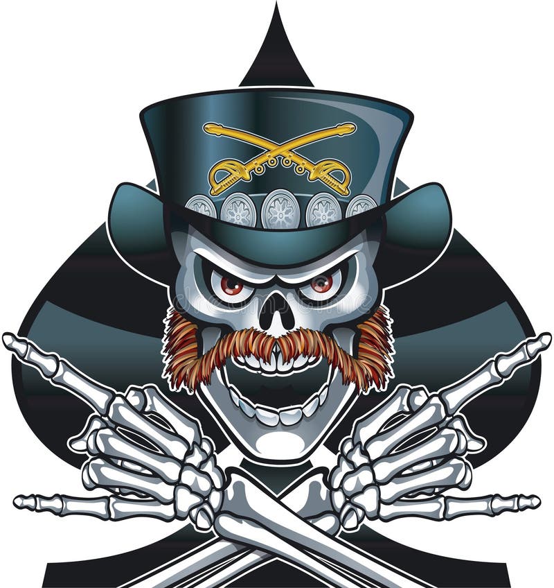 Human Skull and Skeleton Hands Gestures Rock and Roll Sign of the Horns ...