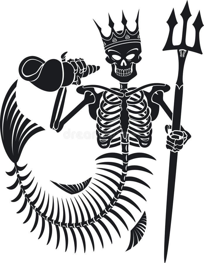 Skeleton Fish Taking Fishing Lure Stock Vector - Illustration of ...