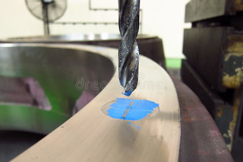 Proceso de la perforación foto de archivo. Imagen de primer - 55297046