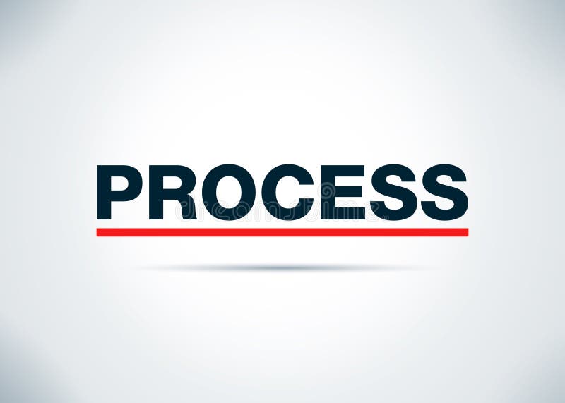 Process Abstract Flat Background Design Illustration Stock Illustration ...