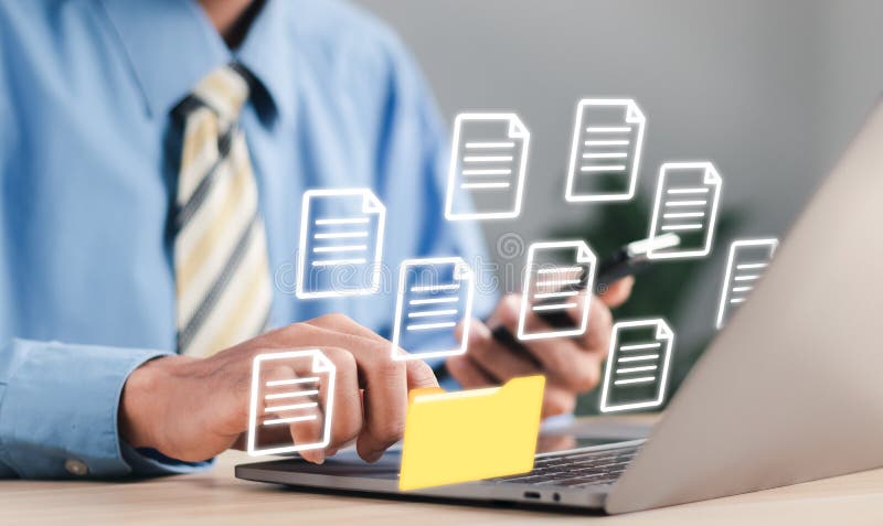 Process Automation To Efficiently Manage Stock Photo - Image of archive ...