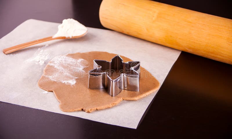 The Process of Baking Cookies at Home Stock Image - Image of ginger ...