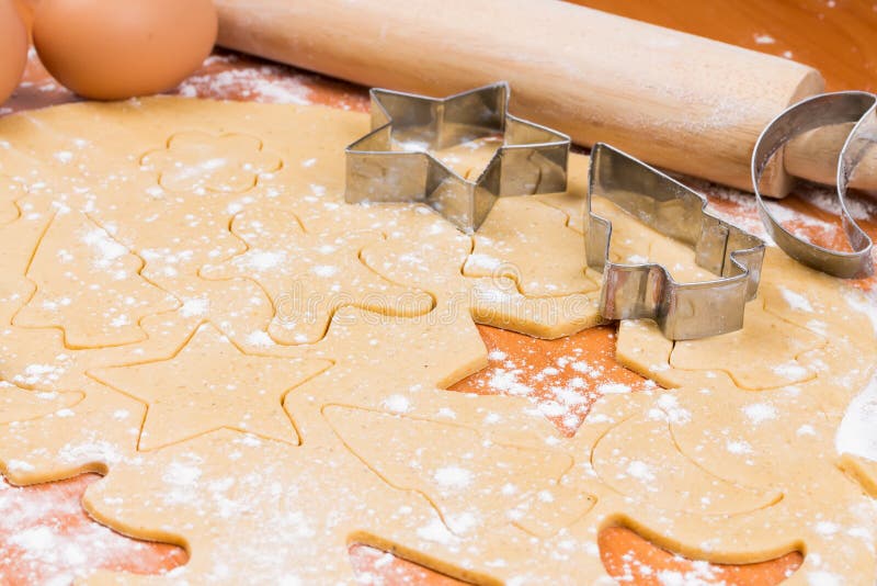 The Process of Baking Homemade Cookies. Stock Image - Image of dessert ...