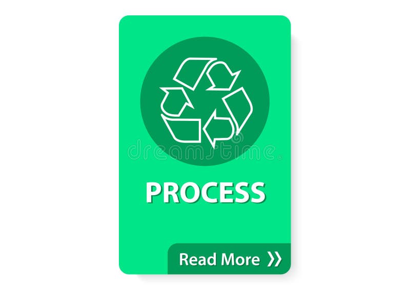 Process Banner Outline Icon Stock Vector - Illustration of vector, load ...