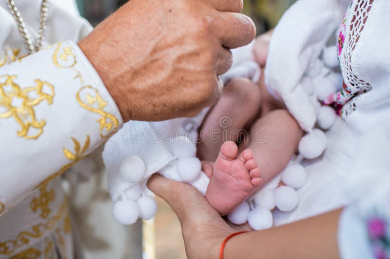 The process of baptism stock photo. Image of newborn - 234818884