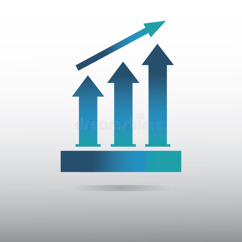 Process Bar Graph. Vector Illustration Decorative Design Stock Vector ...