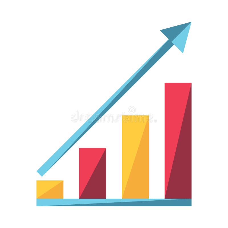 Process Bar Graph. Vector Illustration Decorative Design Stock Vector ...