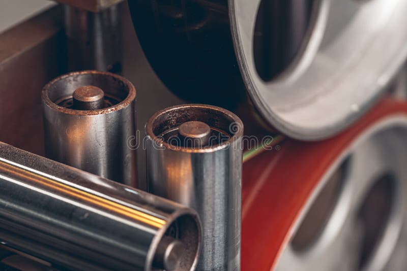 Process of Cable Production in a Factory Stock Image - Image of heavy ...