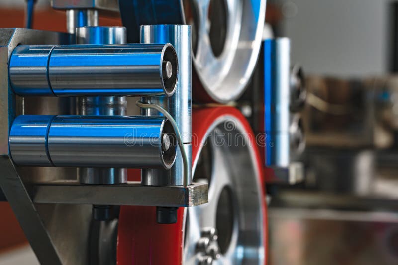 Process of Cable Production in a Factory Stock Photo - Image of steel ...