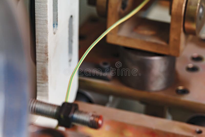 Process of Cable Production in a Factory Stock Photo - Image of ...