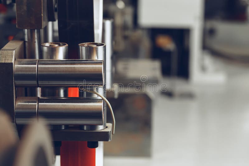Process of Cable Production in a Factory Stock Image - Image of metal ...