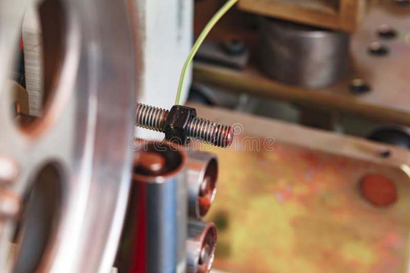 Process of Cable Production in a Factory Stock Image - Image of ...