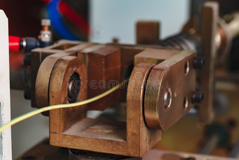 Process of Cable Production in a Factory Stock Image - Image of ...