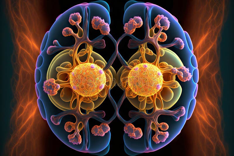 Process of Cell Division in Microbiology Presented in Form of Abstract ...