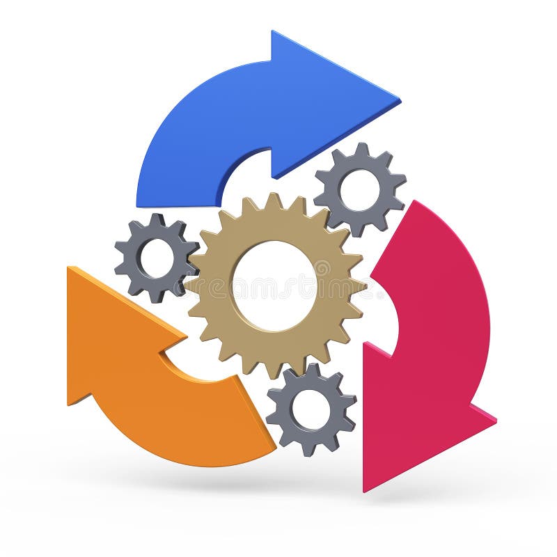 Process chart stock illustration. Illustration of competition - 25692807