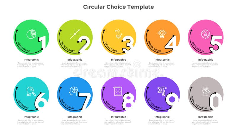 Ten Stages Infographic Stock Illustrations – 77 Ten Stages Infographic ...