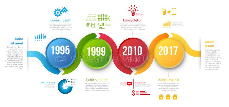 Process Charts with Steps Infographics Stock Vector - Illustration of ...