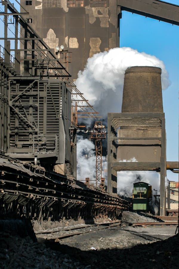 The Process of Coke Production. Stock Image - Image of enterprise, coke ...