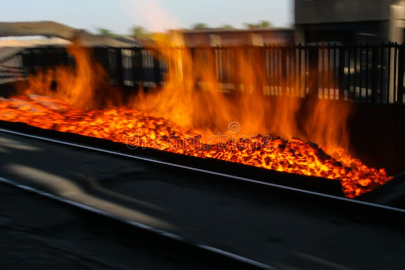 The Process of Coke Production. Stock Image - Image of enterprise, coke ...