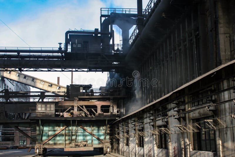 The Process of Coke Production. Stock Image - Image of development ...