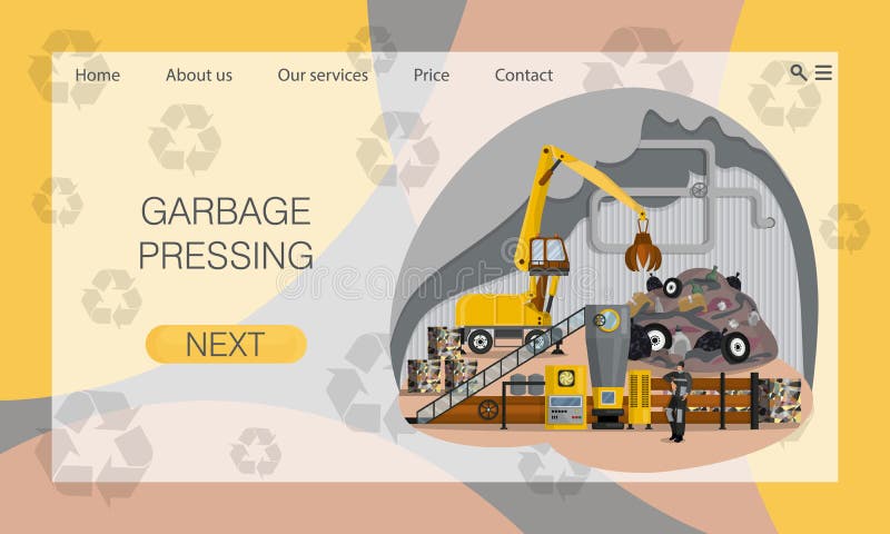 Solid-waste Management. Compression and Storage of Garbage and ...