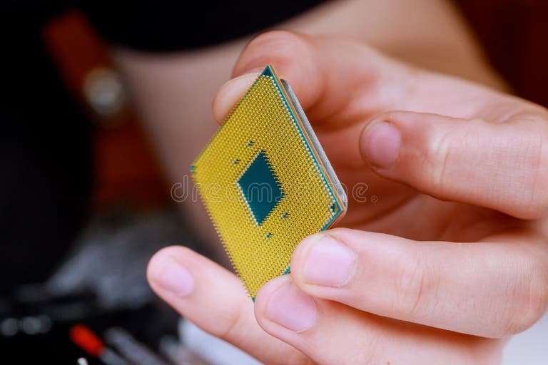 Process of Connecting the CPU To the Processor Socket on a Modern ...