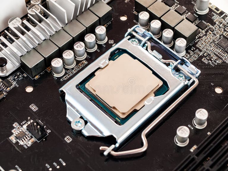 The Process of Connecting the CPU To the Processor Socket on a Modern ...