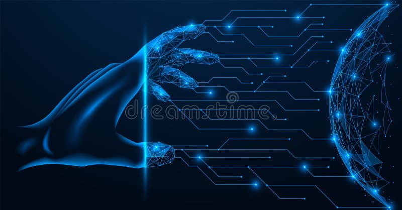 Process of Connecting To the Global Network. Stock Vector ...