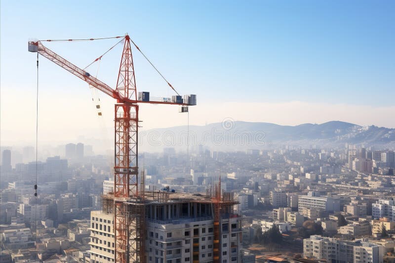 The Process of Constructing a Tall Unfinished Building with the Help of ...