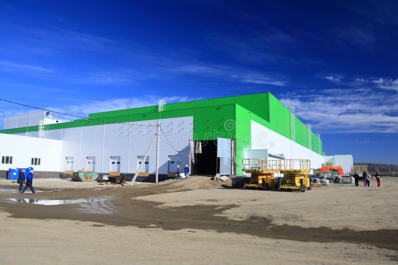 The Process of Construction and Launch of a Large Logistics Center, Its ...