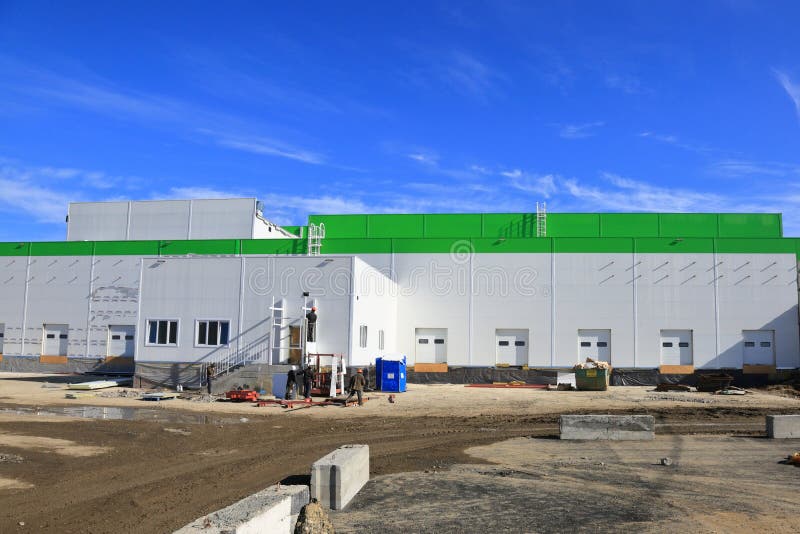 The Process of Construction and Launch of a Large Logistics Center, Its ...