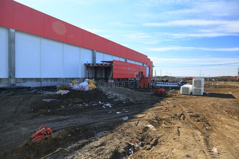 The Process of Construction and Launch of a Large Logistics Center, Its ...