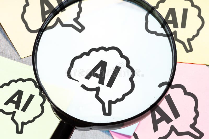 Process Control, Analysis of AI. Stock Image - Image of protection ...