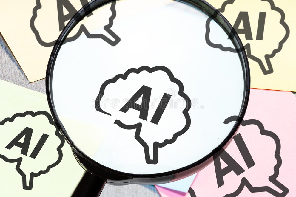 Process Control, Analysis of AI. Stock Image - Image of protection ...