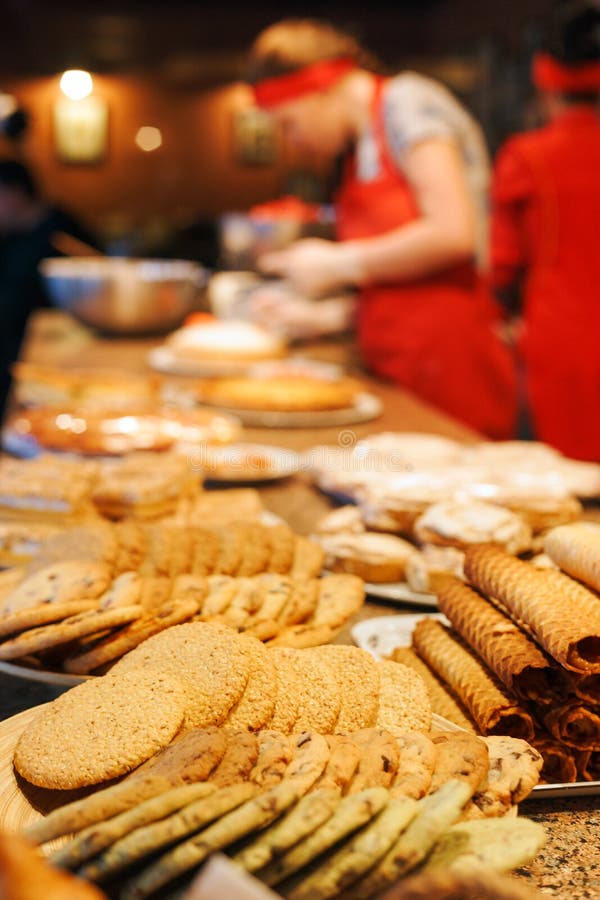 Process of Cooking Homemade Cake in Restaurant Stock Photo - Image of ...